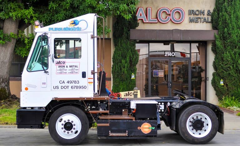 Alco Iron & Metal Deploys Orange EV All-Electric Class 8 Truck ...