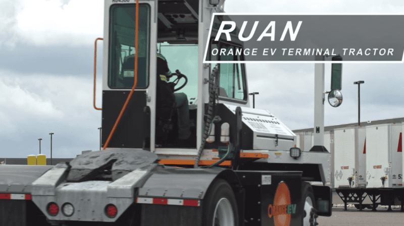 Ruan showcases Orange EV truck in NACFE Run on Less Electric Roadshow ...