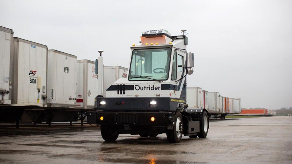 Outrider Scales with Orange EV Autonomous-Capable Trucks